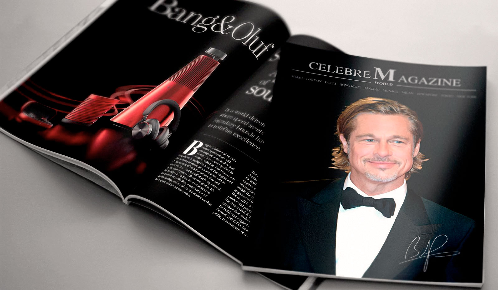 celebreMagazine Brad Pitt edition, or how to free a work of art from ...